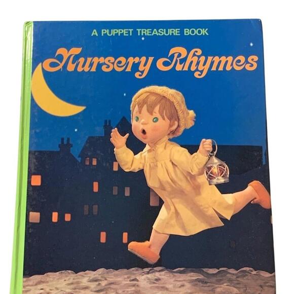 Other | A Puppet Treasure Book Nursery Rhymes Hardcover Childrens ...